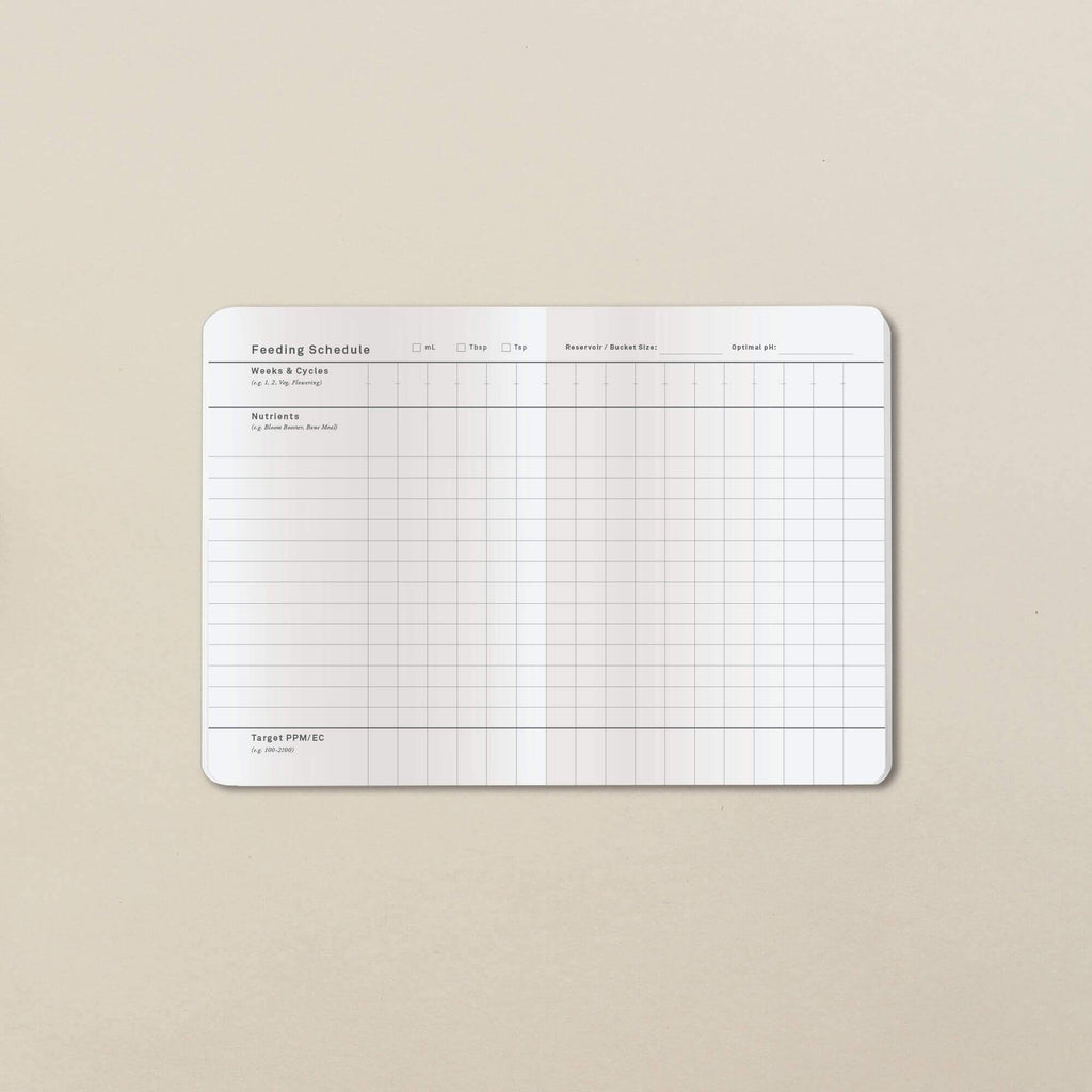 The Grow Jotter: A Cannabis Grower's Pocket Journal | Goldleaf